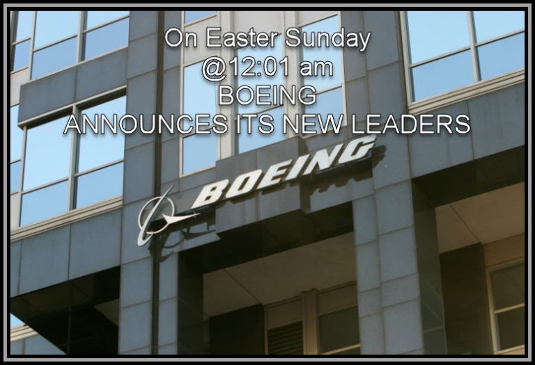 BOEING announces new leaders